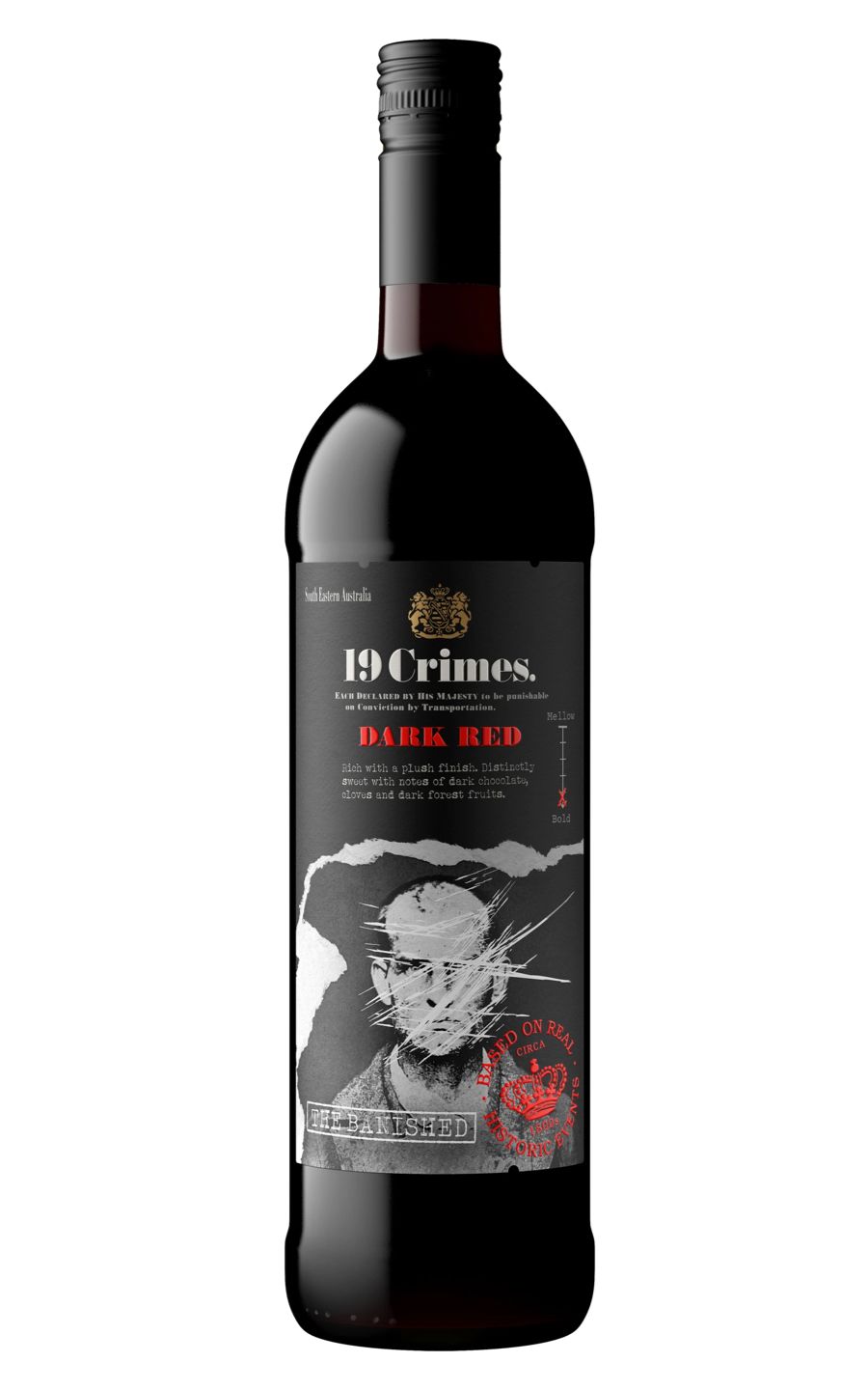 19 Crimes The Banished Dark Red NV - Winedirect