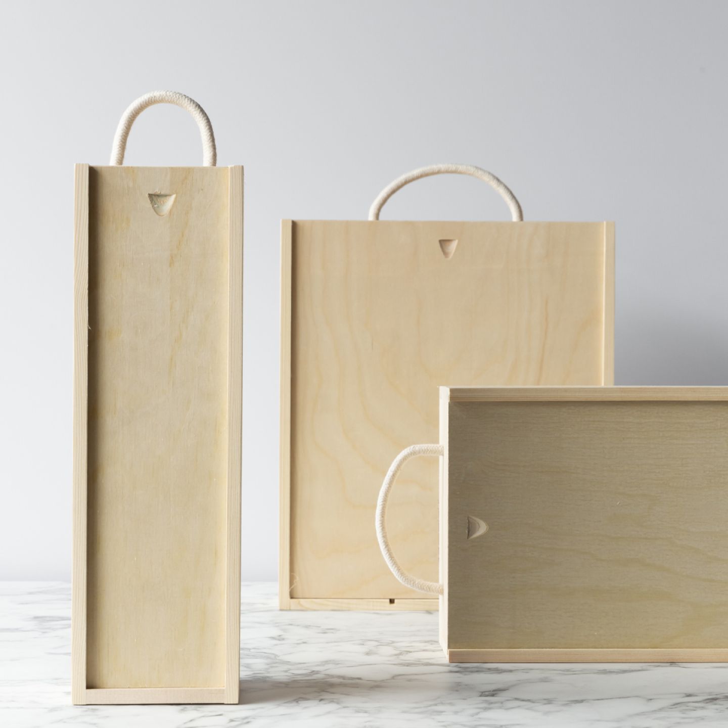 3 Bottle Wooden Wine Box - Winedirect