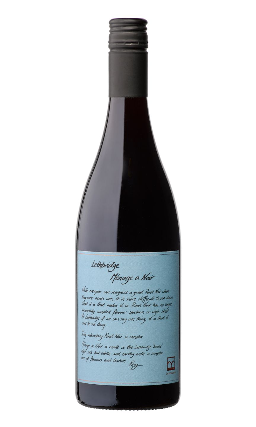 Lethbridge Ménage a Noir Pinot Noir 2023 - Winedirect